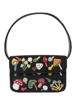Staud Embellished Shoulder Bag - Black