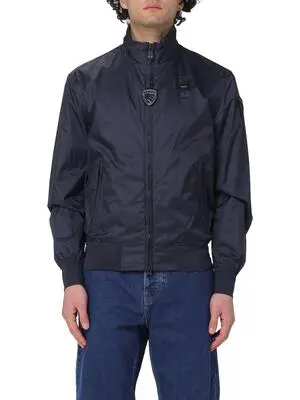 BLAUER. Polyester Bomber Jacket - Blue