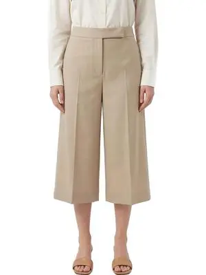Max Mara Tailored Cropped Shorts - Brown