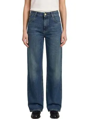 Brunello Cucinelli Cotton Denim Straight Leg Jeans - Blue