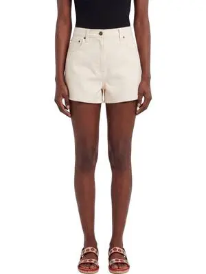 Valentino Garavani Valentino Beige Denim Shorts Beige