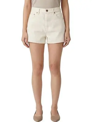 Valentino Garavani Cotton Denim Shorts - White