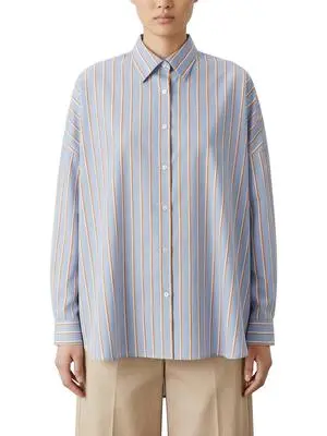 Dries Van Noten Striped Shirt - Blue