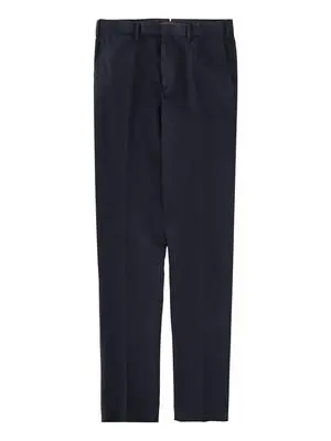 Zegna Tailored Cotton Trousers - Blue