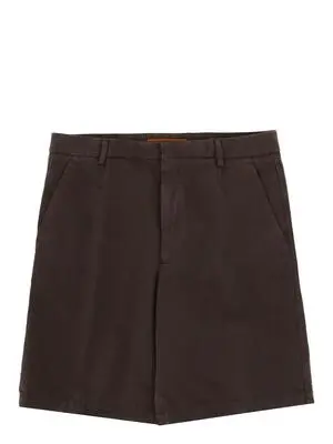 Zegna Cotton Shorts - Brown