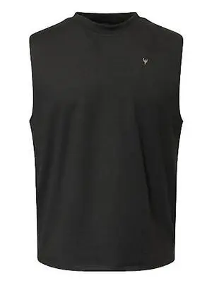 NOW YOU LIVE Stretch-woven Tank Top - Black