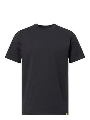 NOW YOU LIVE Arnesby Logo-embroidered Cotton T-shirt - Black