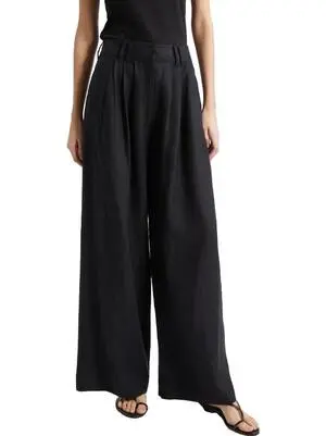 POSSE PARKER Wide Leg Linen Pants