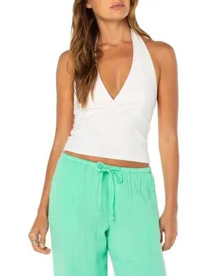 Roxy Crop Halter Top - Dew