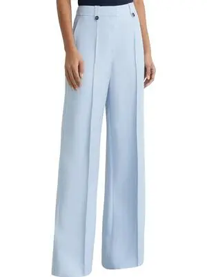REISS Magda Pleated Flared Trousers