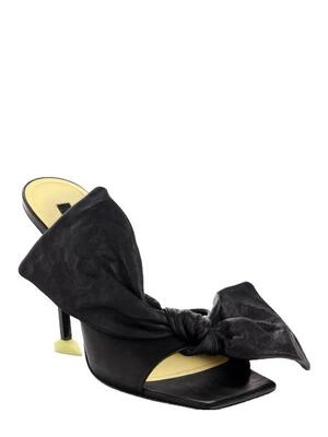 Givenchy Boudoir Bow Slide Sandal Black