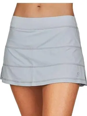SOFIBELLA 13in Tennis Skirt - Stone