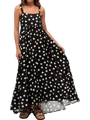 STUDIBAKER HAWK Spoty Maxi Dress