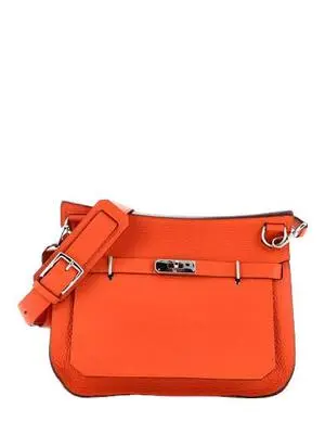 Hermès Jypsiere Bag Clemence 28 Feu