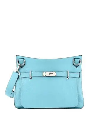 Hermès Jypsiere Bag Clemence 34 - Blue