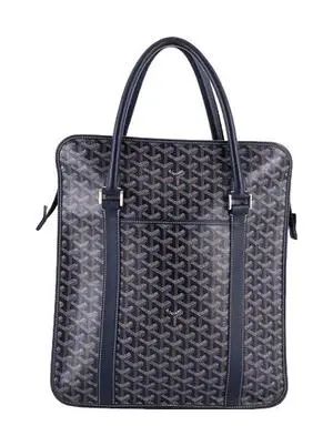 Goyard Bourgogne Coated Canvas Bag - Blue