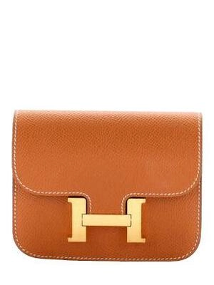 Hermès Constance Slim Wallet Epsom Brown
