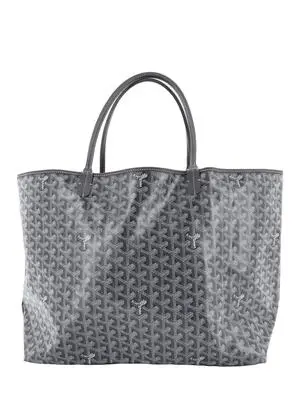 Goyard Saint Louis Reversible Tote Coated Canvas And Printed Canvas Gm Grey