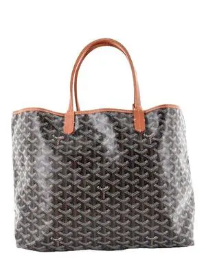 Goyard Saint Louis PM Tote Goyard Coated Canvas Brown