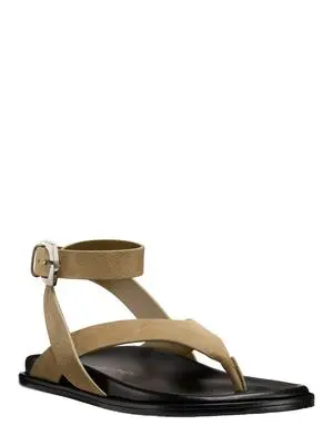 STUART WEITZMAN Ankle Strap Sandal - Golden Olive