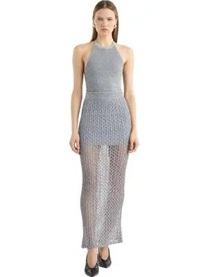 DODIEE Jerri Maxi Skirt - Grey