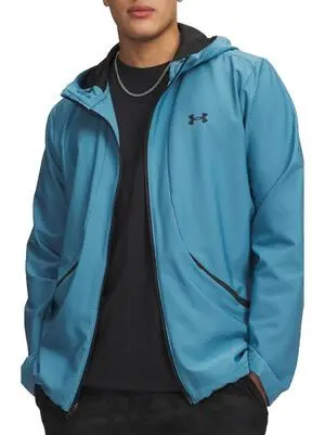 Under Armour Ua Unstoppable Woven Full Zip Hoodie - 466 Boundless Blue