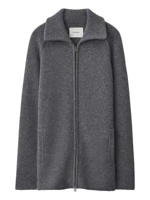 LISA YANG Gardenia Zip Cardigan Jacket
