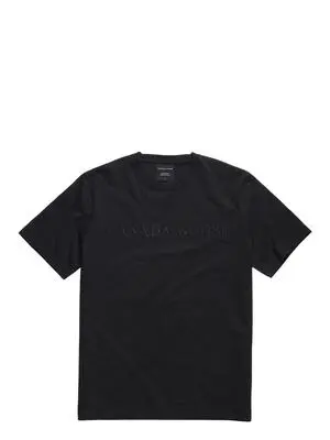 Canada Goose Vantage Embroidered T-shirt Black
