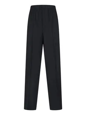 Victoria Beckham Tailored Wool Pants - Black