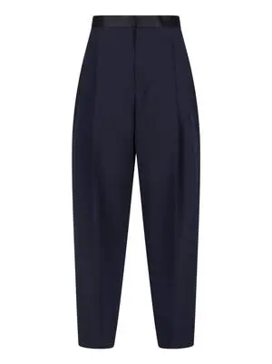 Bottega Veneta Tailored Wool Pants - Blue