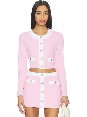 L'Agence Adaline Swim Cardigan - Blush