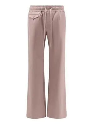 Dolce & Gabbana Virgin Wool Trousers - Pink