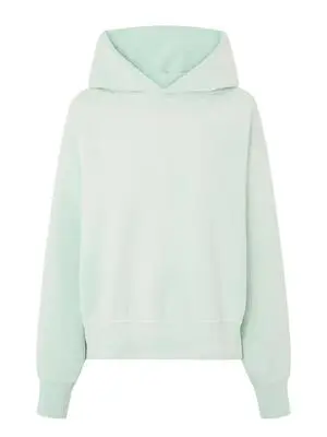 SLVRLAKE Cinch Cotton-jersey Hoodie - Green