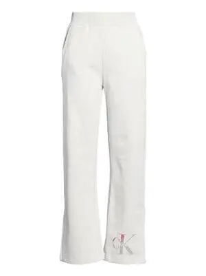 Calvin Klein Cotton Track Pants Light Grey