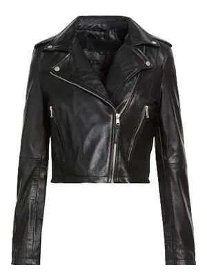 BOLONGARO TREVOR Leather Biker Jacket