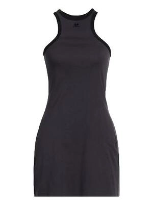 COURREGES Mini Cotton Dress Blue