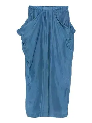 TELA Utopia Draped Midi Skirt