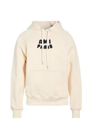 Ami Organic Cotton Hooded Sweatshirt - White