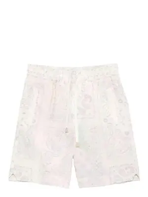 Eleventy Patterned Deck Shorts Neutrals