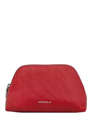 COCCINELLE Medium Helga Makeup Bag - Red