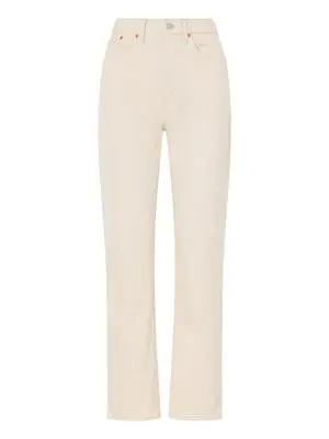 Ralph Lauren Mid-rise Straight-leg Jeans - White