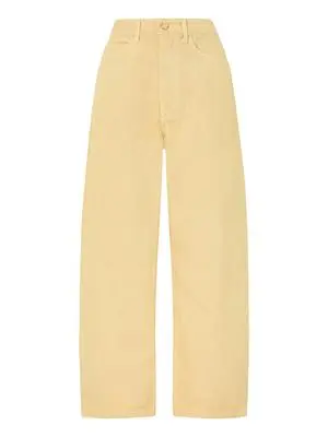 Ossou Mid-rise Wide-leg Jeans - Yellow