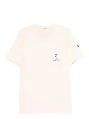 Moncler Pocket Graphic T-shirt - Yellow