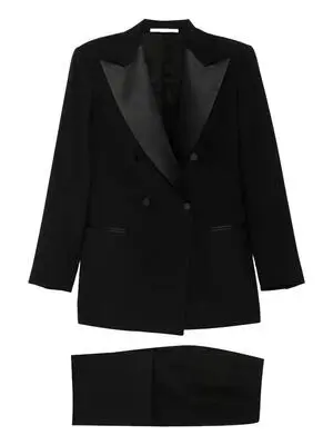 Tagliatore Elenia Double-breasted Suit - Black