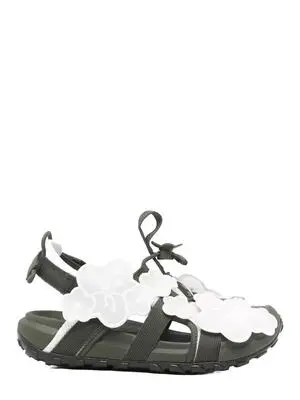 The North Face X Cecille Bahnsen Floral Detail Sandals - Green