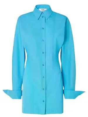 FENDI Buttoned Collared Dress