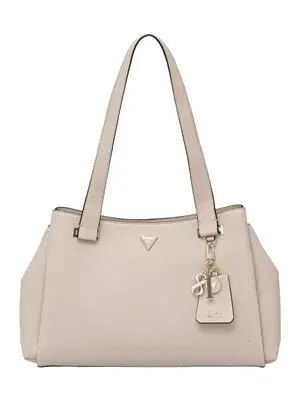 Guess Charm-detail Shoulder Bag - Neutrals