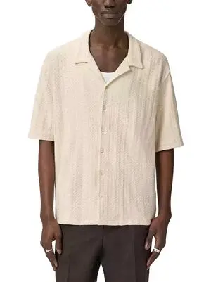 ALLSAINTS Trace Button-up Shirt - Neutrals