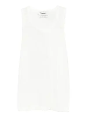 TONYWACK Ribbed Tank Top - White