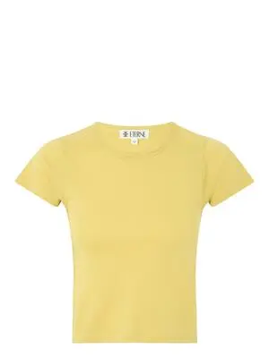 Eterne Cotton And Modal-blend T-shirt - Yellow